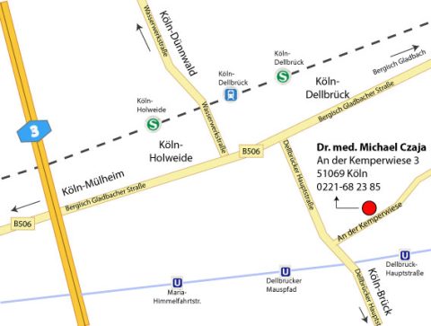 Anfahrt | Hausärztliche Praxis Dr. Michael Czaja